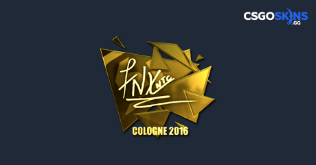 Sticker | fnx (Gold) | Cologne 2016 - CSGOSKINS.GG