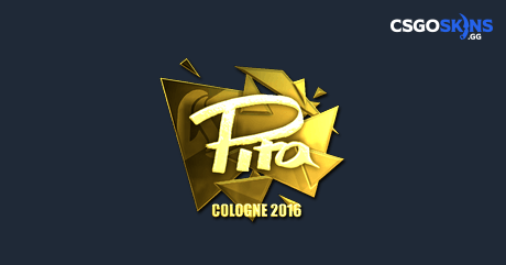Sticker | pita (Gold) | Cologne 2016 - CSGOSKINS.GG