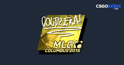Sticker | coldzera (Gold) | MLG Columbus 2016 - CSGOSKINS.GG