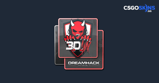 Sticker | 3DMAX | DreamHack 2014 - CSGOSKINS.GG