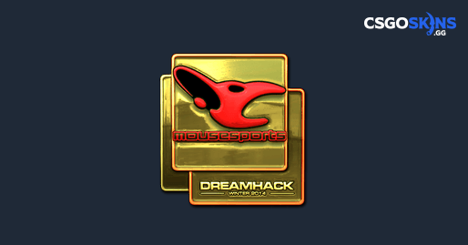 Sticker | mousesports (Gold) | DreamHack 2014 - CSGOSKINS.GG