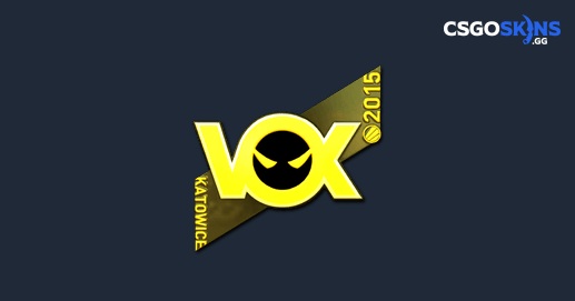 Sticker | Vox Eminor (Gold) | Katowice 2015 - CSGOSKINS.GG