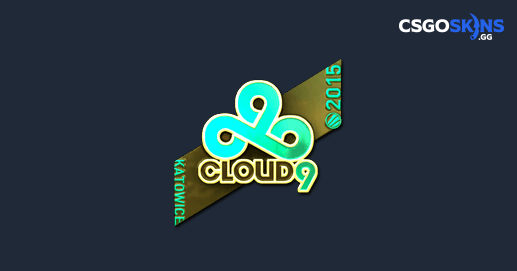 Sticker | Cloud9 G2A (Gold) | Katowice 2015 - CSGOSKINS.GG
