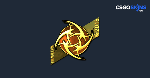 Sticker | Ninjas in Pyjamas (Gold) | Katowice 2015 - CSGOSKINS.GG