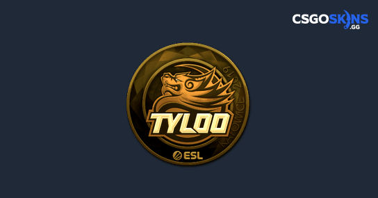 Sticker | Tyloo (Gold) | Katowice 2019 - CSGOSKINS.GG
