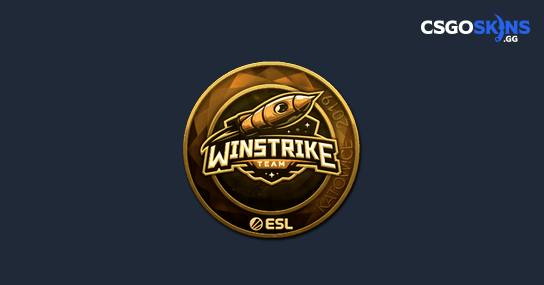 Sticker | Winstrike Team (Gold) | Katowice 2019 - CSGOSKINS.GG