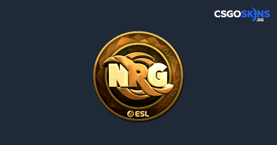 Sticker | NRG (Gold) | Katowice 2019 - CSGOSKINS.GG