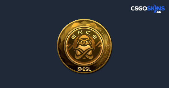 Sticker | ENCE (Gold) | Katowice 2019 - CSGOSKINS.GG