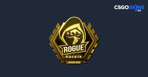 Sticker | Rogue (Gold) | London 2018 - CSGOSKINS.GG