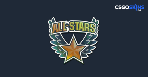Sticker | All-Stars Orange (Holo) - CSGOSKINS.GG