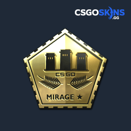 Sticker | Mirage (Gold) - CSGOSKINS.GG