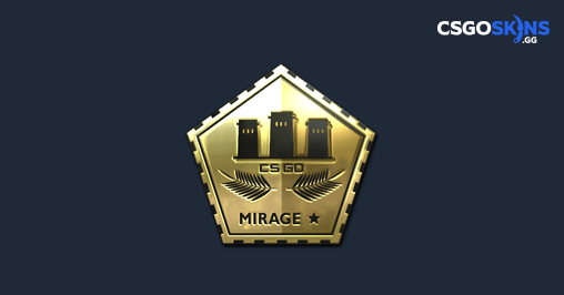 Sticker | Mirage (Gold) - CSGOSKINS.GG