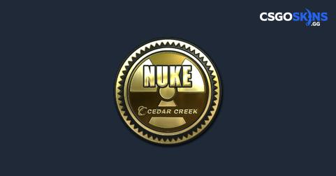 Sticker | Nuke (Gold) - CSGOSKINS.GG
