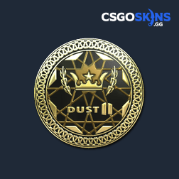 Sticker | Dust II (Gold) - CSGOSKINS.GG
