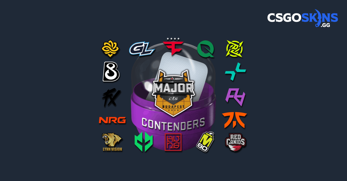 All Budapest 2025 Contenders Stickers - CSGOSKINS.GG