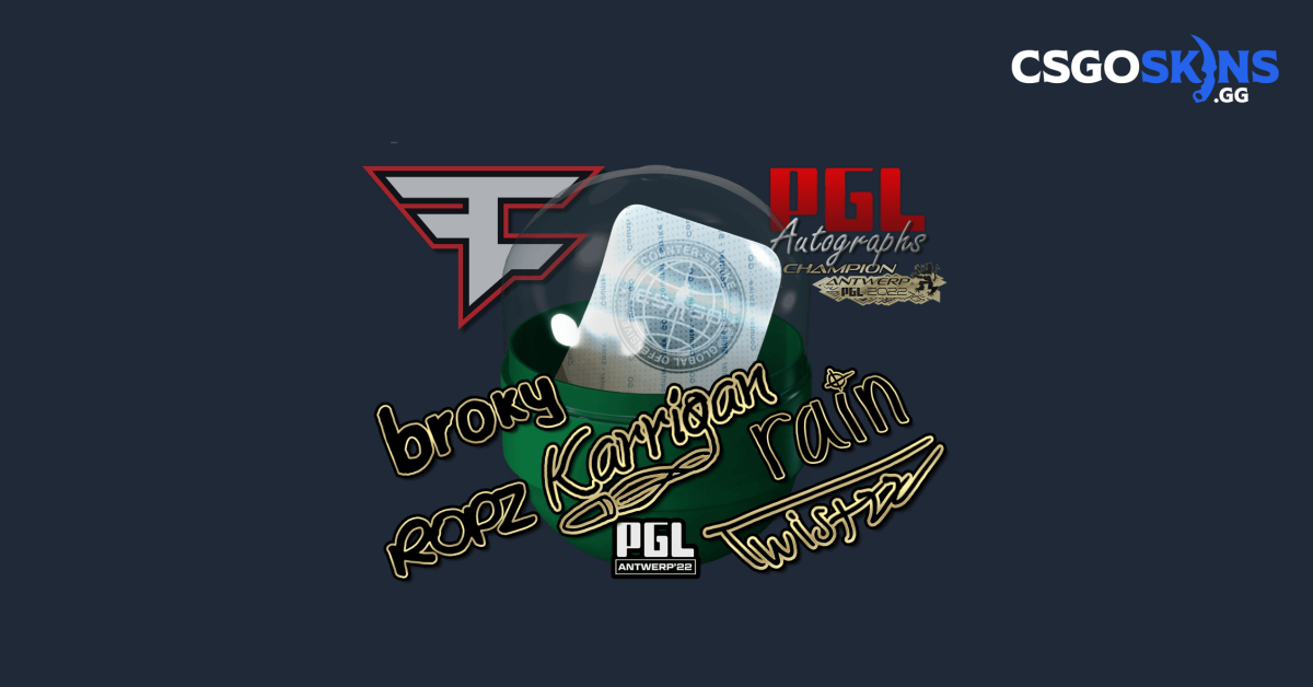 All Antwerp 2022 Champions Autograph Stickers - CSGOSKINS.GG