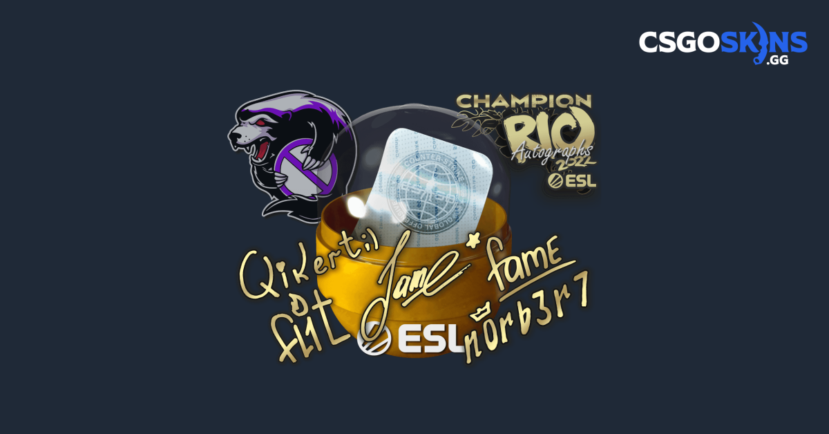 All Rio 2022 Champions Autograph Stickers - CSGOSKINS.GG