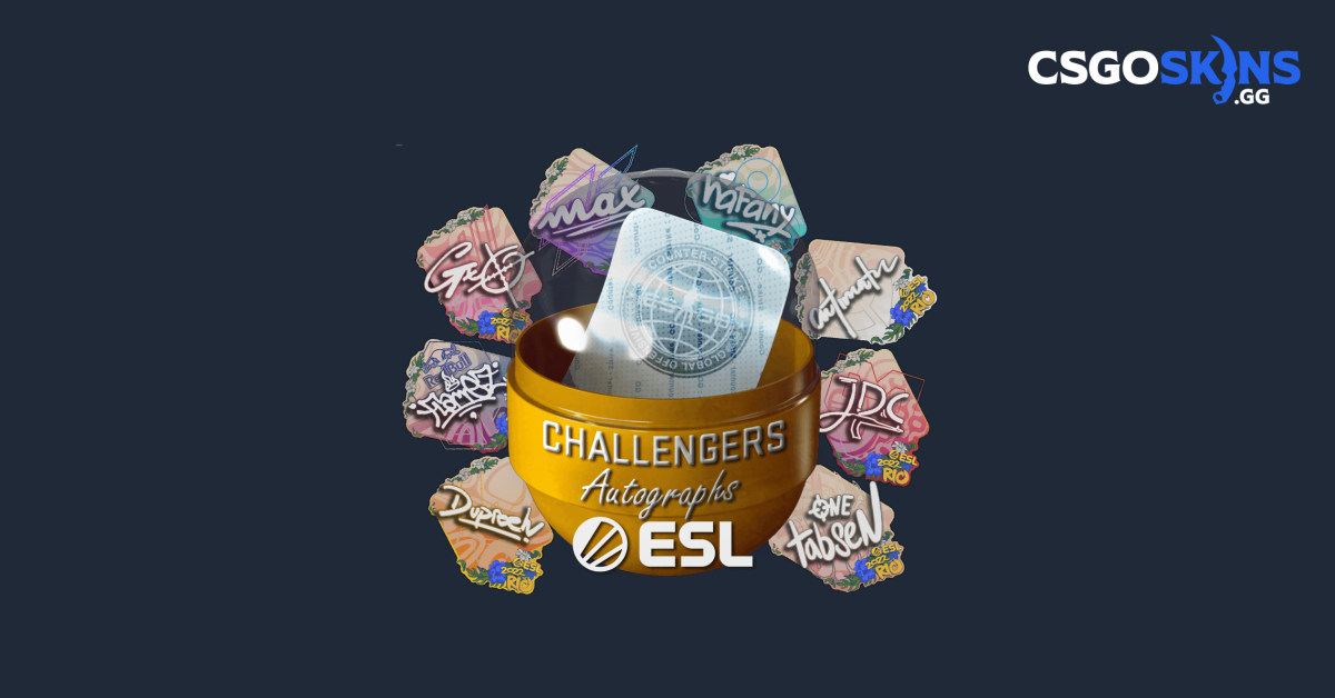 All Rio 2022 Challengers Autograph Stickers - CSGOSKINS.GG