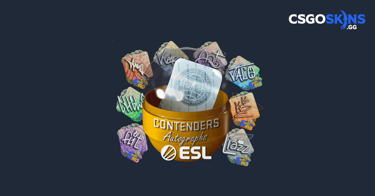 All Rio 2022 Contenders Autograph Stickers - CSGOSKINS.GG