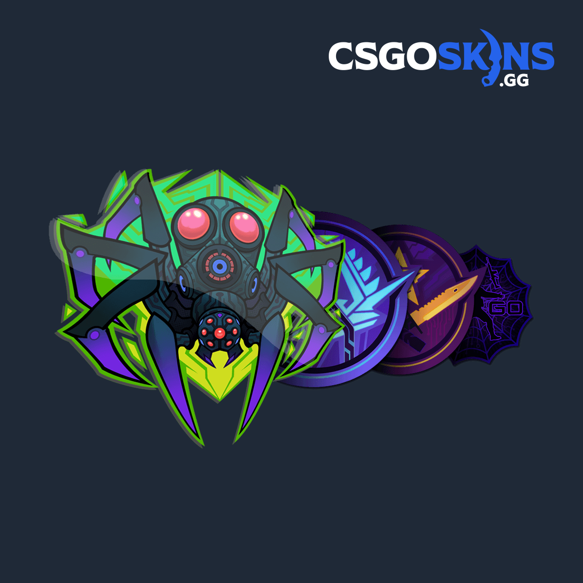 Shattered Web Sticker Collection - CSGOSKINS.GG