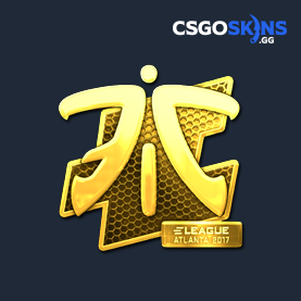 Sticker | Fnatic (Gold) | Atlanta 2017 - CSGOSKINS.GG