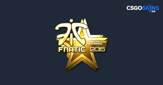 Sticker | Fnatic (Gold) | Cluj-Napoca 2015 - CSGOSKINS.GG