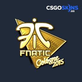 Sticker | Fnatic (Gold) | Cologne 2015 - CSGOSKINS.GG