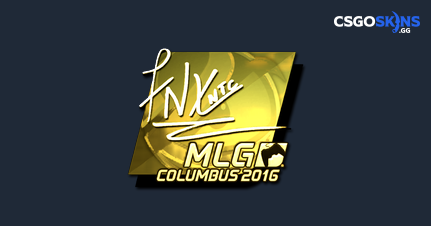 Sticker | fnx (Gold) | MLG Columbus 2016 - CSGOSKINS.GG