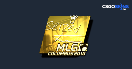 Sticker | seized (Gold) | MLG Columbus 2016 - CSGOSKINS.GG