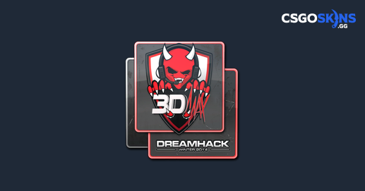 Sticker | 3DMAX | DreamHack 2014 - CSGOSKINS.GG