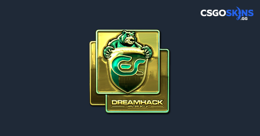 Sticker | ESC Gaming (Gold) | DreamHack 2014 - CSGOSKINS.GG