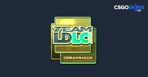 Sticker | Team LDLC.com (Gold) | DreamHack 2014 - CSGOSKINS.GG