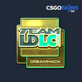 Sticker | Team LDLC.com (Gold) | DreamHack 2014 - CSGOSKINS.GG