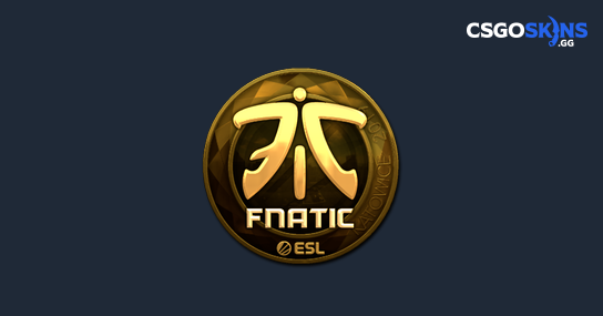 Sticker | Fnatic (Gold) | Katowice 2019 - CSGOSKINS.GG