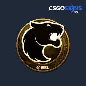 Sticker | FURIA (Gold) | Katowice 2019 - CSGOSKINS.GG