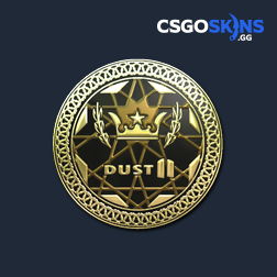 Sticker | Dust II (Gold) - CSGOSKINS.GG