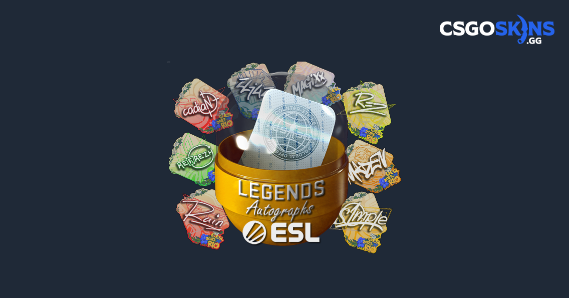 All Rio 2022 Legends Autograph Stickers - CSGOSKINS.GG