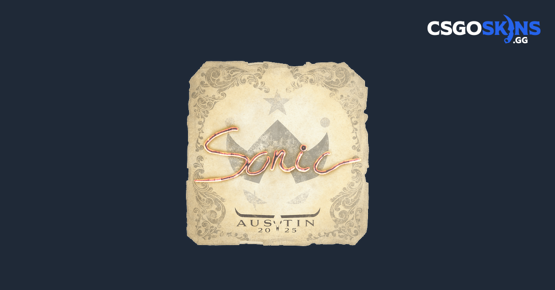 Sticker | Sonic | Austin 2025 - CSGOSKINS.GG