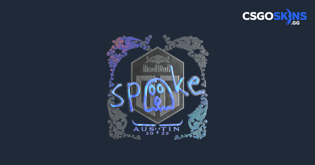 Sticker | spooke (Holo) | Austin 2025 - CSGOSKINS.GG