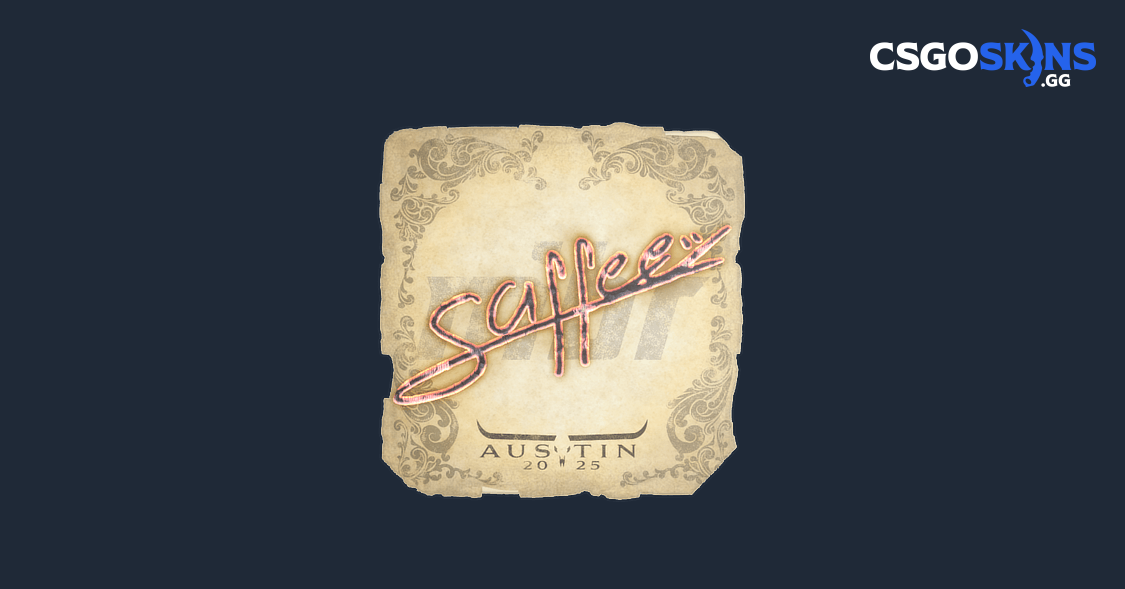 Sticker | saffee | Austin 2025 - CSGOSKINS.GG