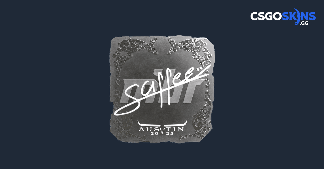 Sticker | saffee (Foil) | Austin 2025 - CSGOSKINS.GG