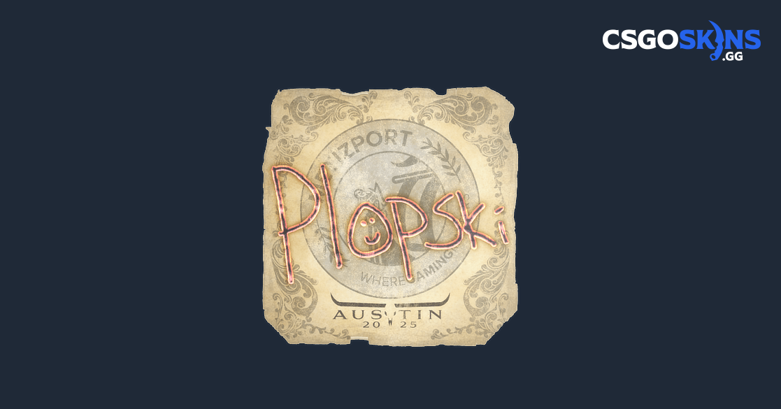 Sticker | Plopski | Austin 2025 - CSGOSKINS.GG