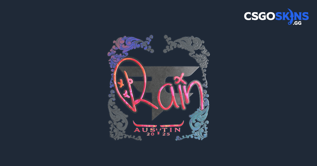 Sticker | rain (Holo) | Austin 2025 - CSGOSKINS.GG