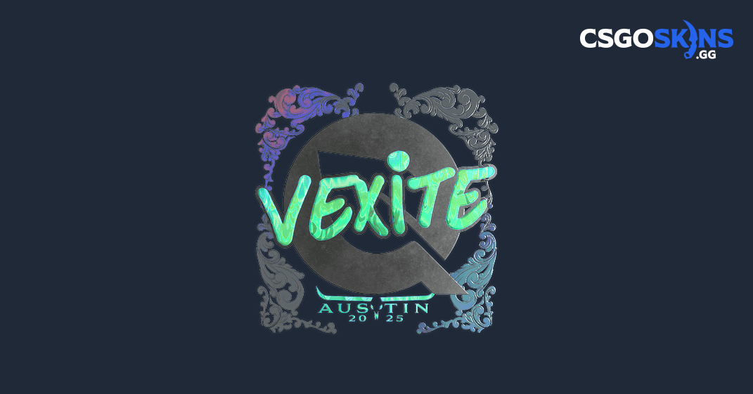 Sticker | vexite (Holo) | Austin 2025 - CSGOSKINS.GG