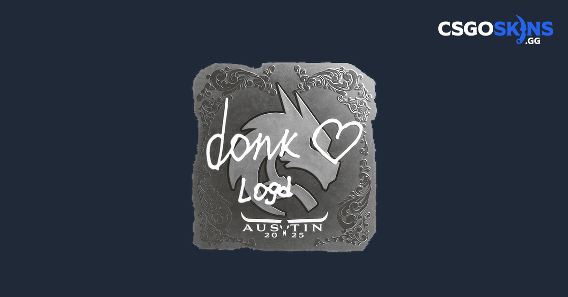 Sticker | donk (Foil) | Austin 2025 - CSGOSKINS.GG
