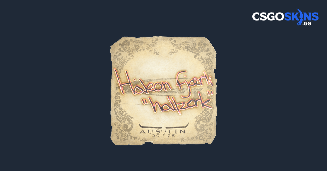 Sticker | hallzerk | Austin 2025 - CSGOSKINS.GG