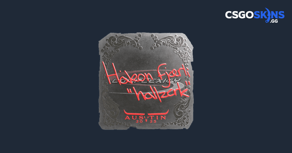 Sticker | hallzerk (Foil) | Austin 2025 - CSGOSKINS.GG