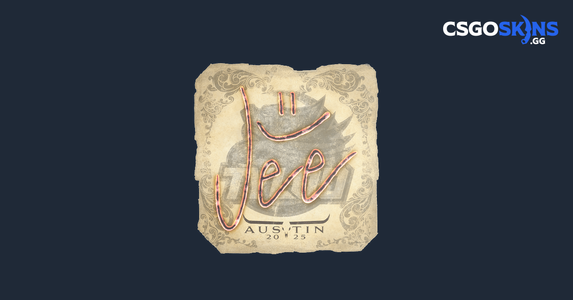 Sticker | Jee | Austin 2025 - CSGOSKINS.GG
