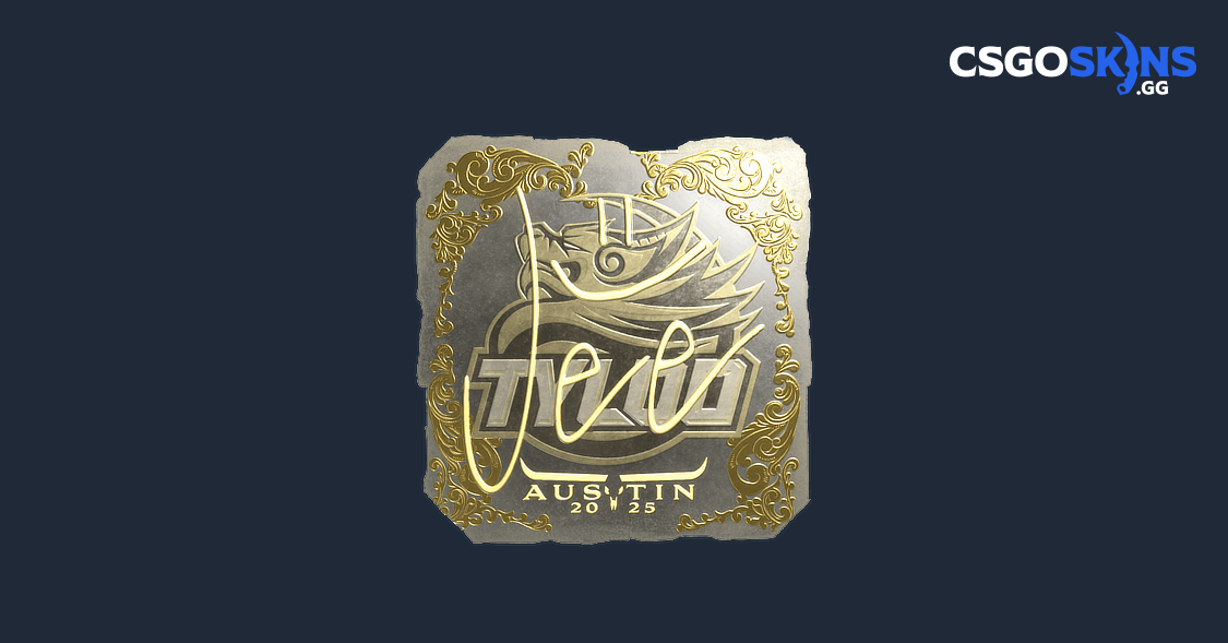 Sticker | Jee (Gold) | Austin 2025 - CSGOSKINS.GG