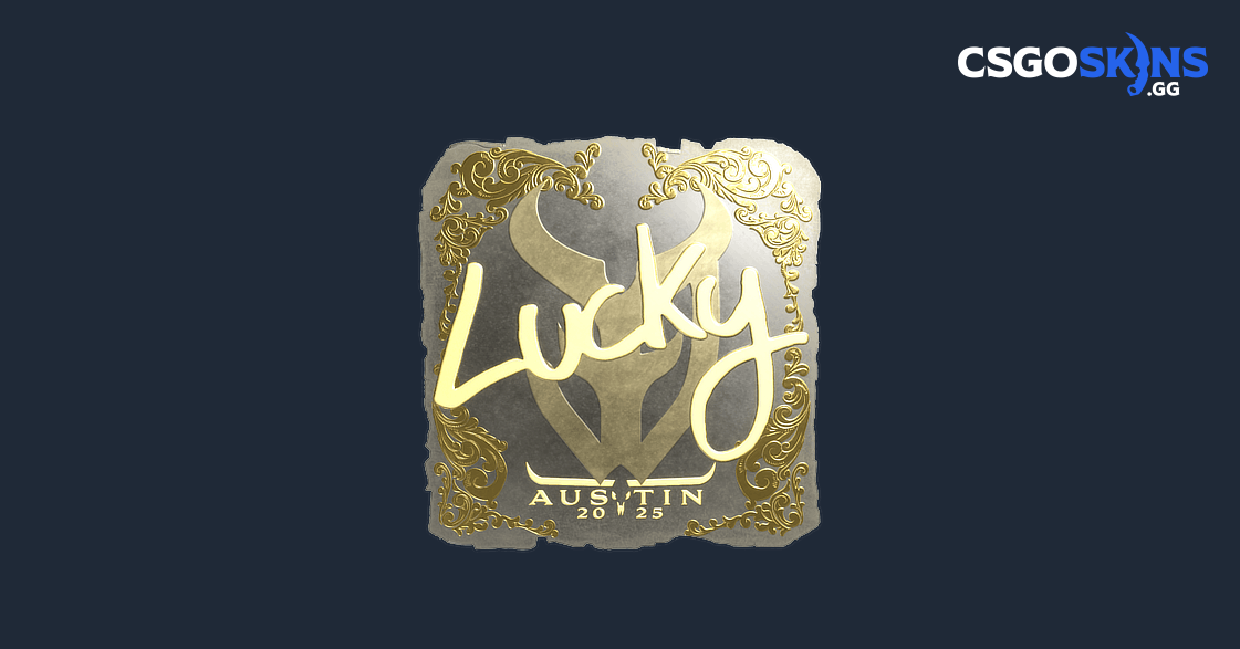 Sticker | Lucky (Gold) | Austin 2025 - CSGOSKINS.GG